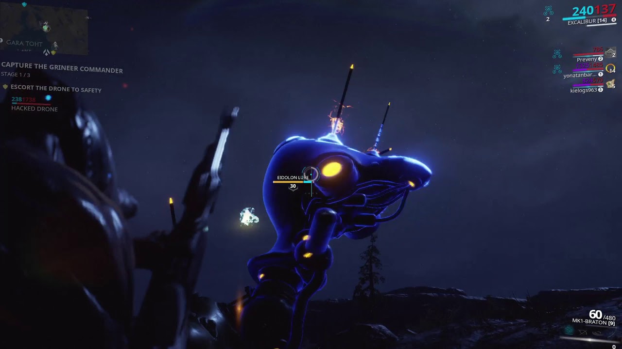 Warframe capture the grinner commander - YouTube