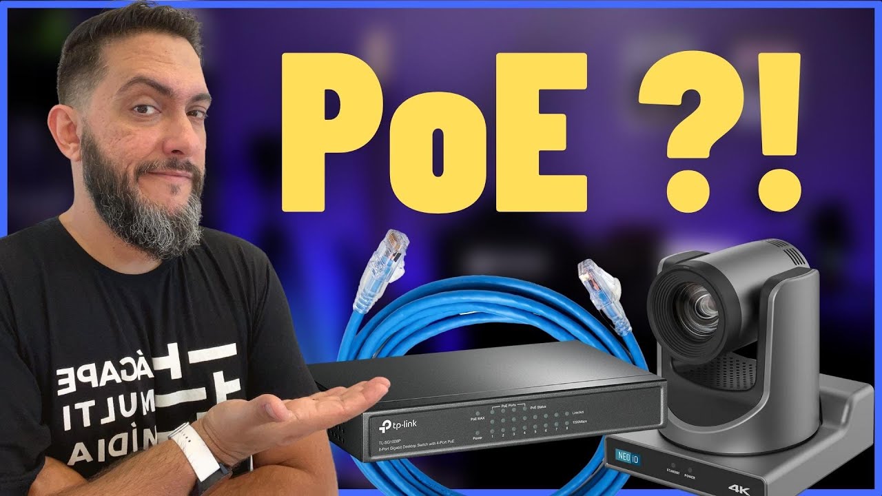 O QUE É PoE? Power Over Ethernet [Teste Prático] Câmeras, Switchs e+ ...
