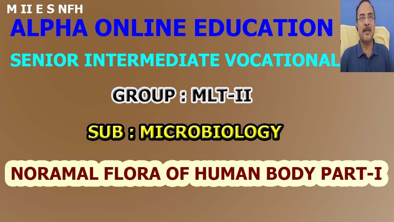 INTER II VOC: NORMAL FLORA OF HUMAN BODY PART I (MICRO BIOLOGY) - YouTube