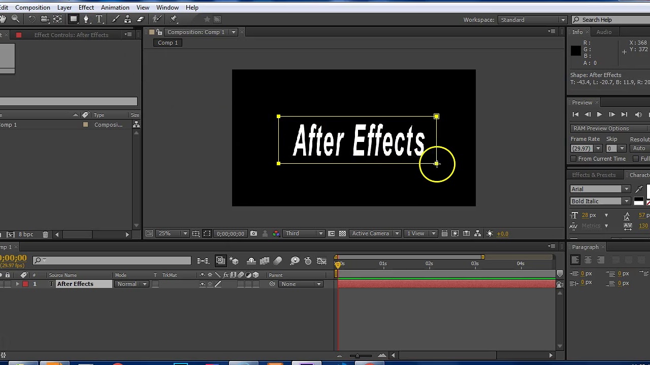 How to Erase Image Adobe After Effect CC - YouTube