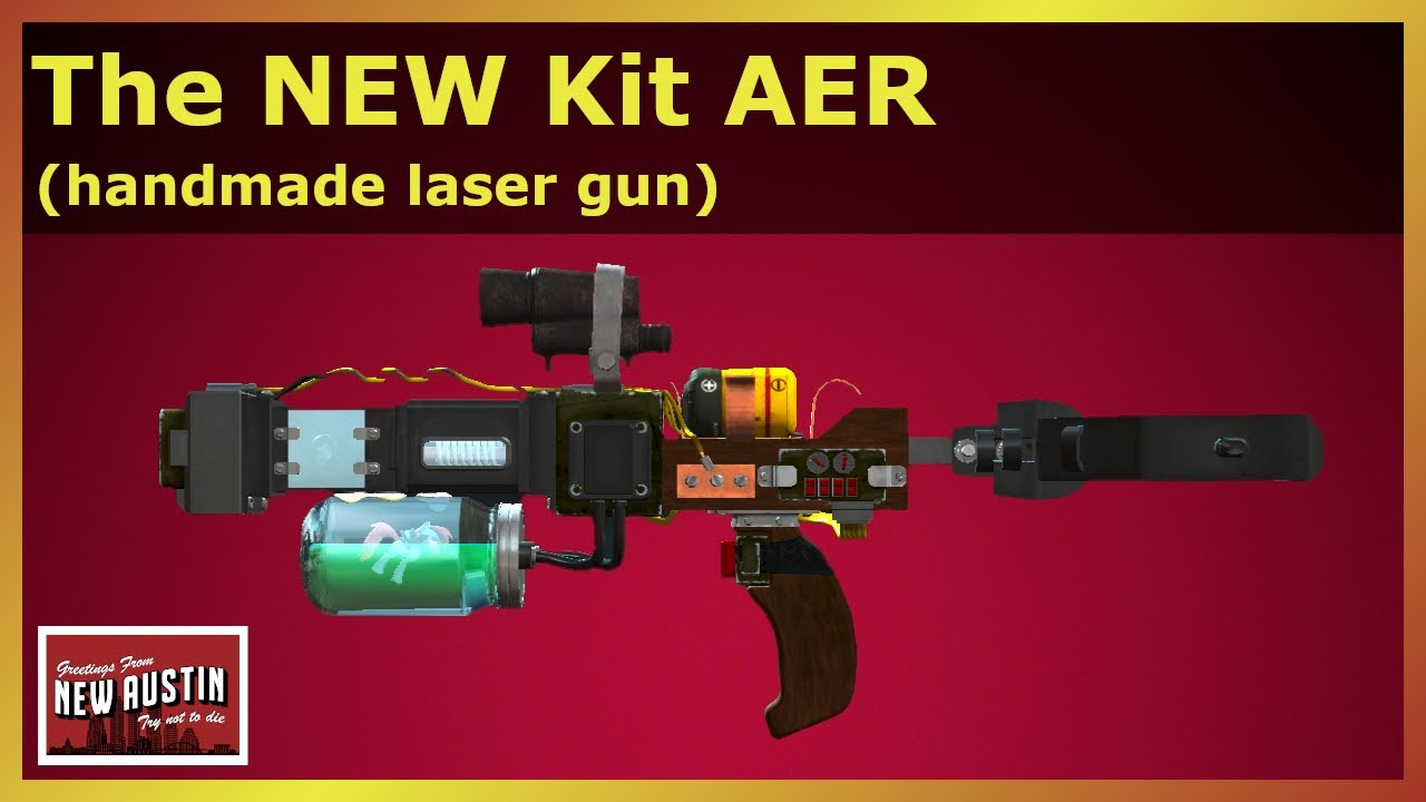 Fallout New Austin, The NEW kit AER (handmade laser gun) - YouTube