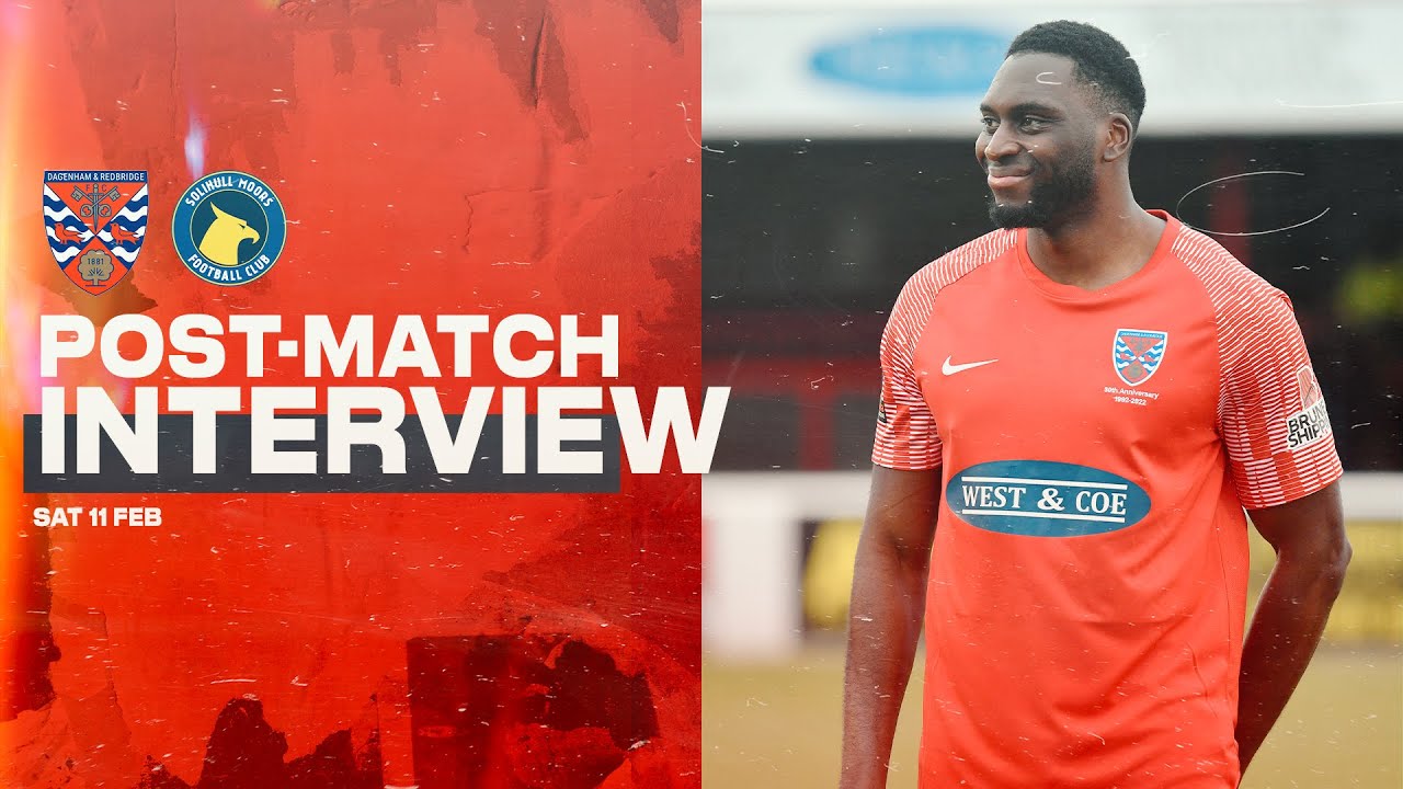 Inih Effiong Reacts to our win against Solihull Moors - YouTube