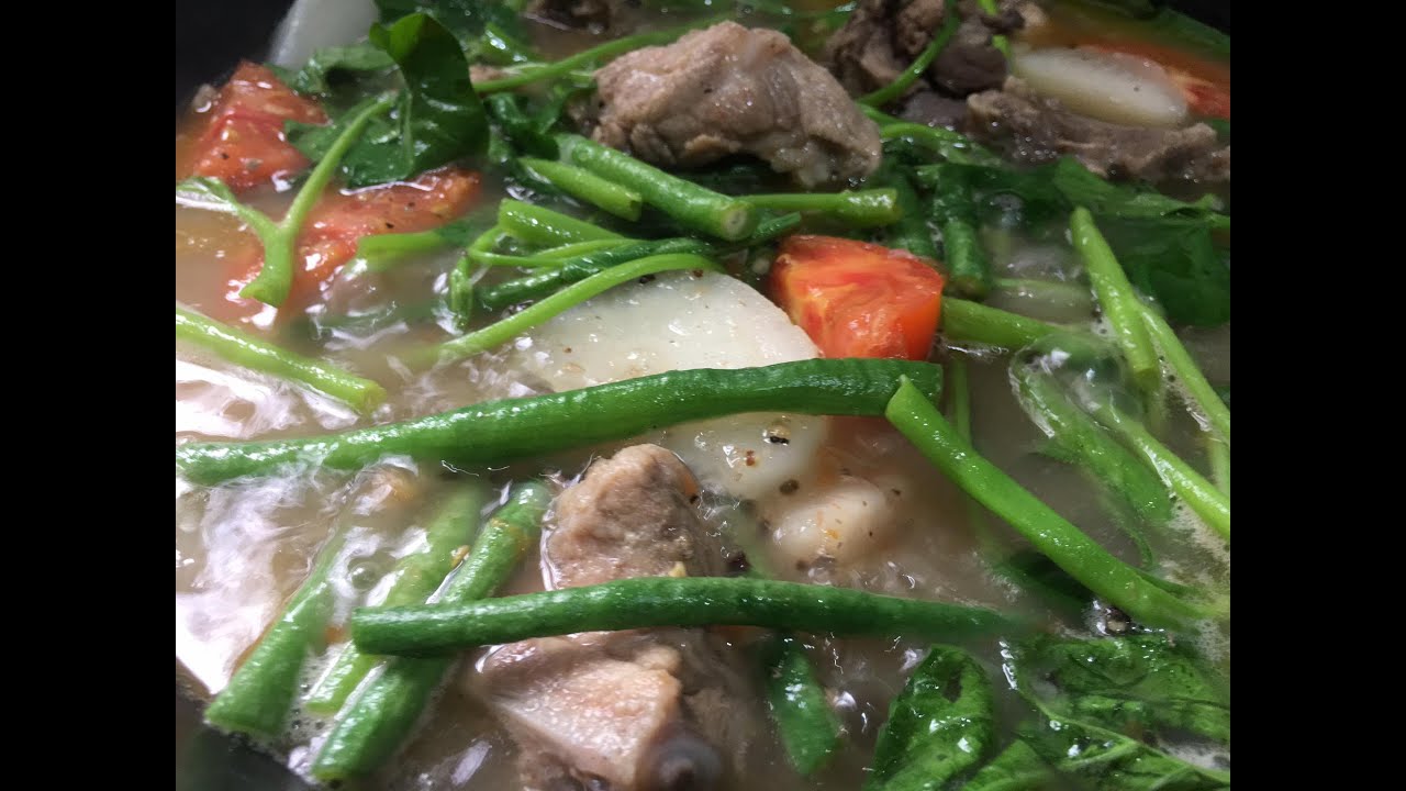 SPARE RIBS PORK SINIGANG - YouTube