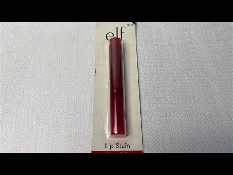 My Review of the e.l.f. Lip Stain - Crimson Crush
