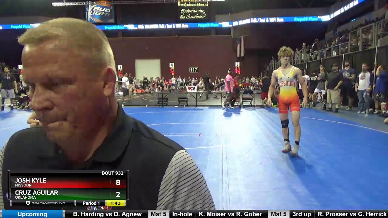 Junior Men 120 Josh Kyle Missouri Vs Cruz Aguilar Oklahoma - YouTube