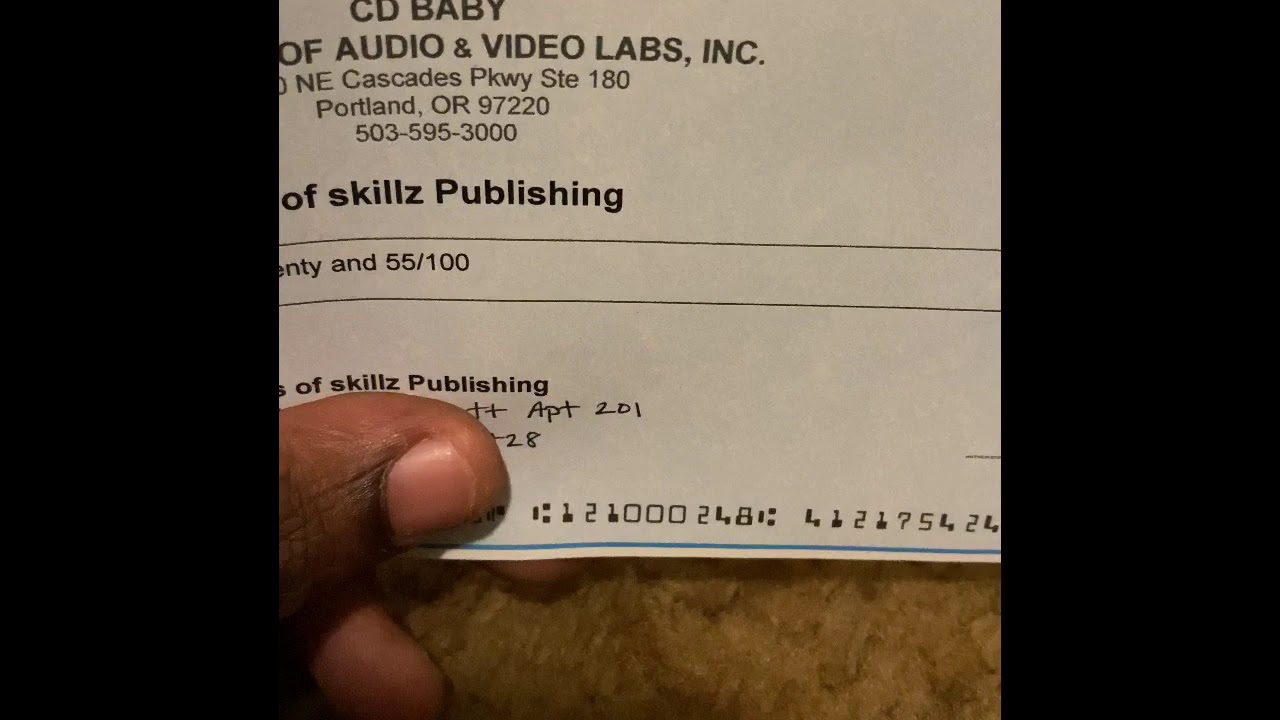 first mechanical royalty check in mail from - sounddrop - YouTube