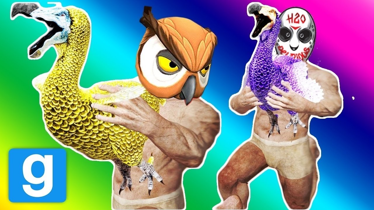 VanossGaming Gmod Hide and Seek - Racoon Bird! Garry's Mod - YouTube