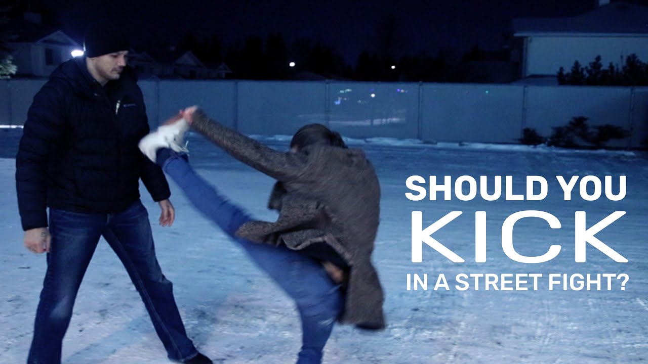 Should You Kick In A Street Fight? Top 3 Factors For Kicking - YouTube