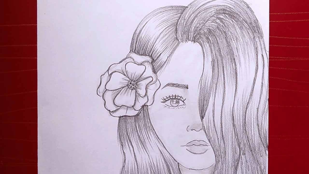 Easy way to draw a girl with beautiful hairstyle for Beginners ...