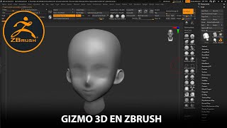 Usando el Gizmo 3d en Zbrush @MMasterbrock