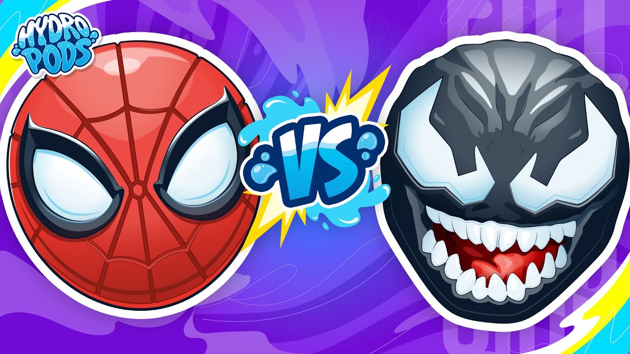 Spider-Man vs. Venom's Epic Water Web-slinging Trick Shot Battle ...