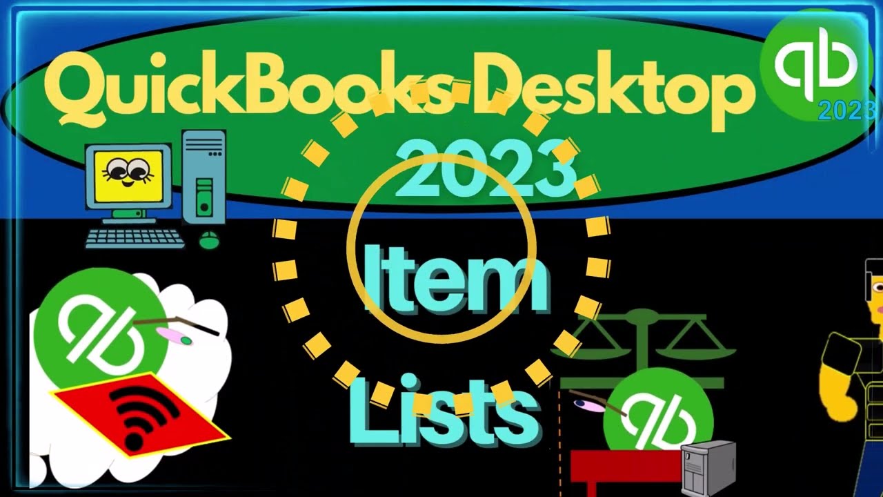 Item Lists 1600 QuickBooks Desktop 2023 - YouTube