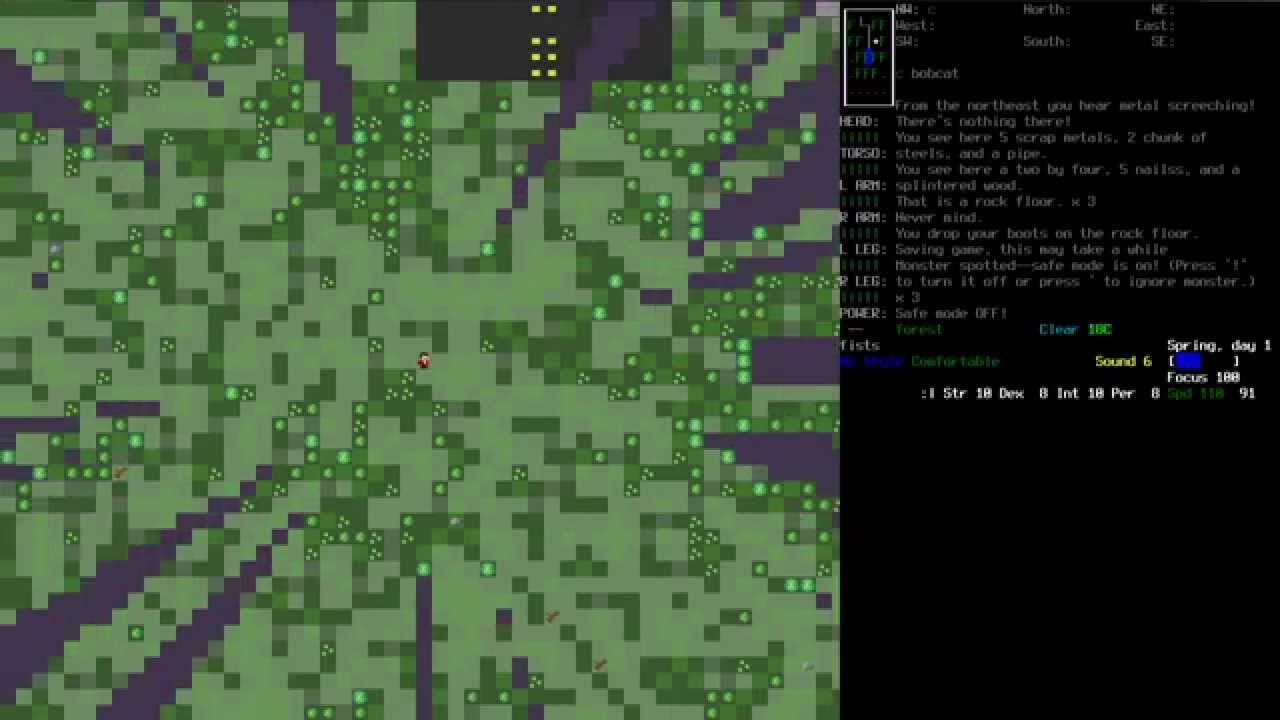 Cataclysm: DDA - New things and a seriously bright tileset - YouTube