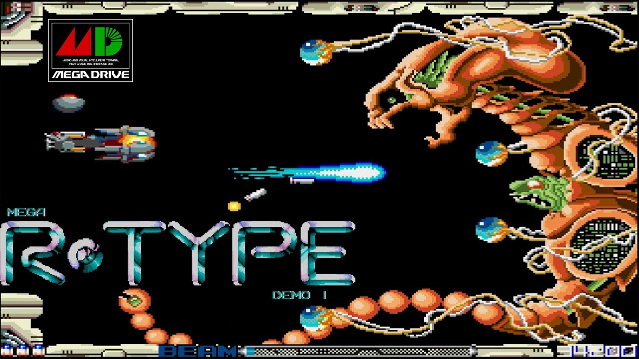 MD Mega R-Type DEMO - 3 Stage - YouTube
