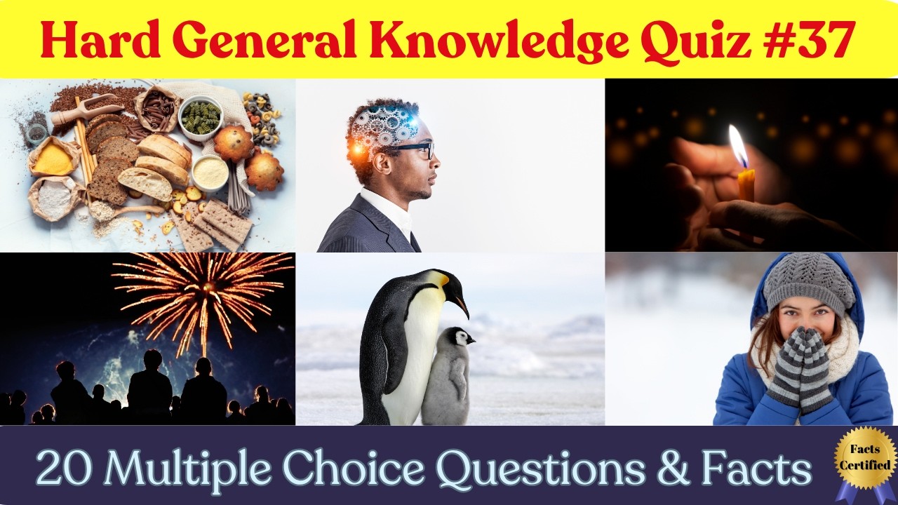 Only 1% Can Score Full Marks! | Hard General Knowledge Quiz #37 - YouTube