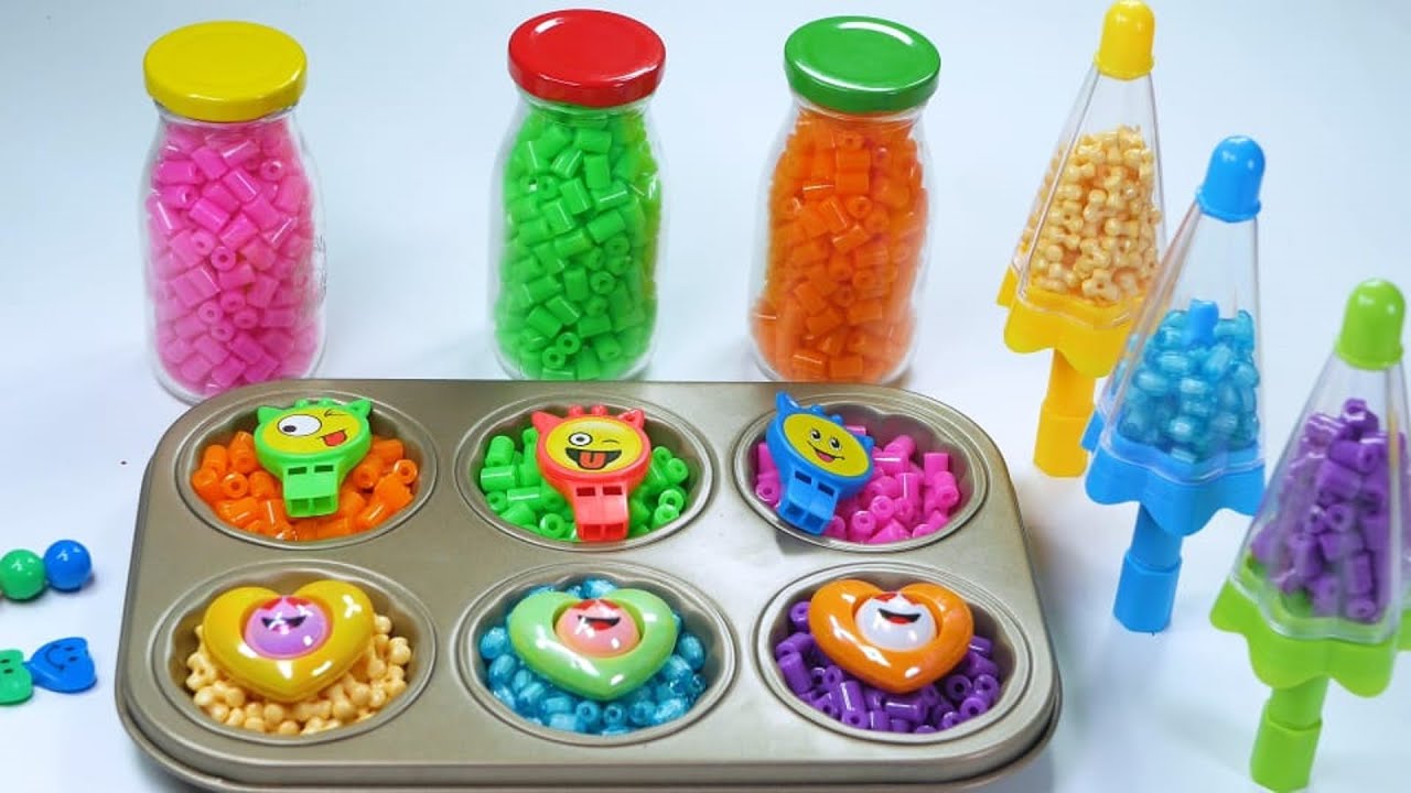 Satisfying Video l How to make Rainbow emoji with Umbrella☂️ Lollipop ...