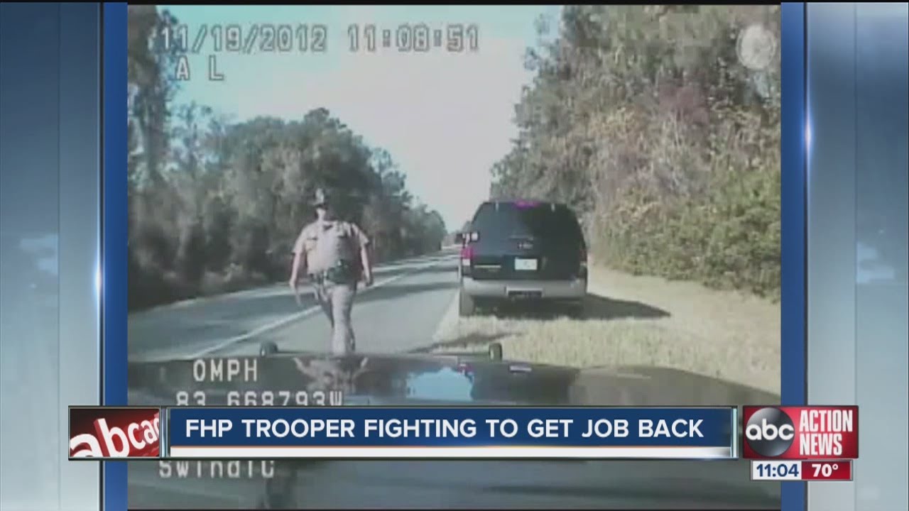 Fired for giving lawmakers a break, FHP trooper wants job back - YouTube