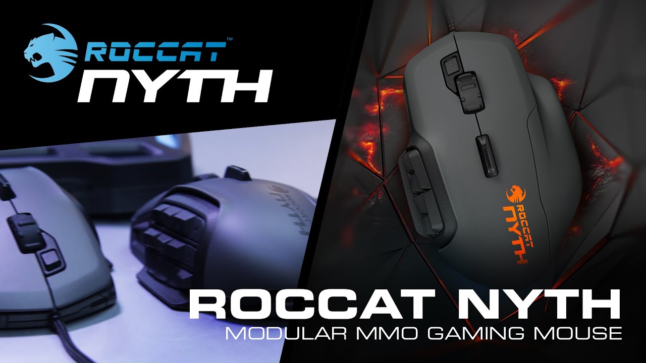 ROCCAT Nyth | Official unboxing [Modular MMO Gaming Mouse] - YouTube