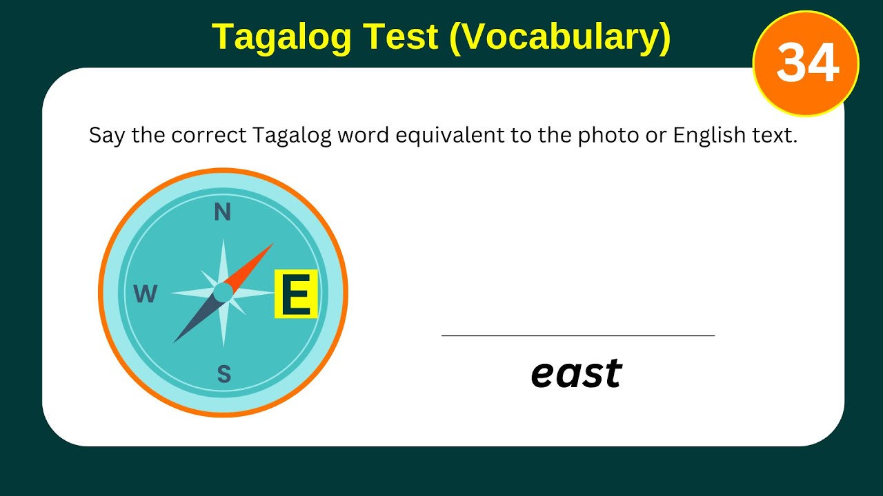 Tagalog Vocabulary Quiz | Do you know these Filipino words? - YouTube