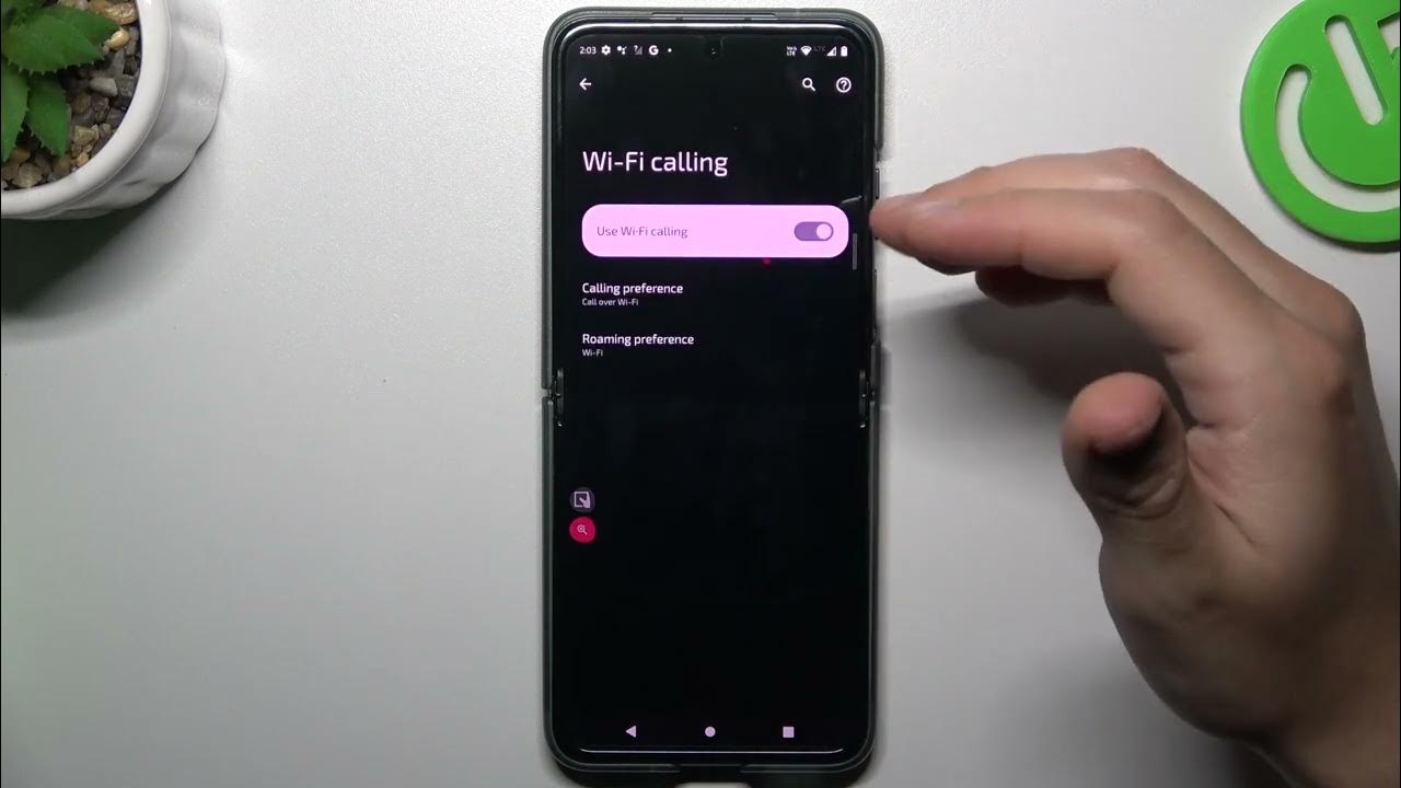 How to Use Wi-Fi Calling Function in Motorola Razr 40 - Disable Wi-Fi Calling - YouTube