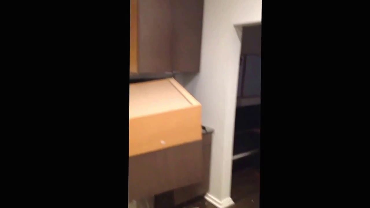 Upper cabinet collapse 1 - YouTube