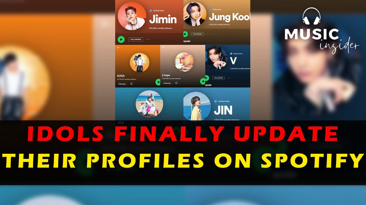 😱 BTS MEMBERS RENEW THEIR PROFILES ONCE AND FOR ALL 😱 - YouTube