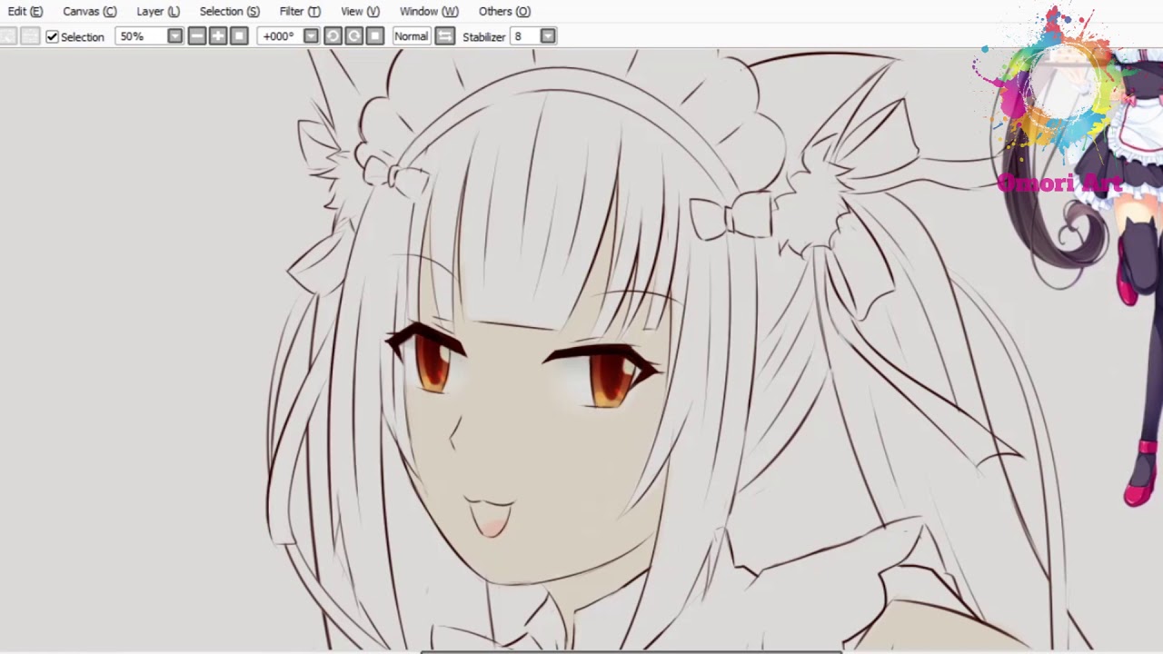 Fast Drawing chocola - Nekopara OVA - YouTube