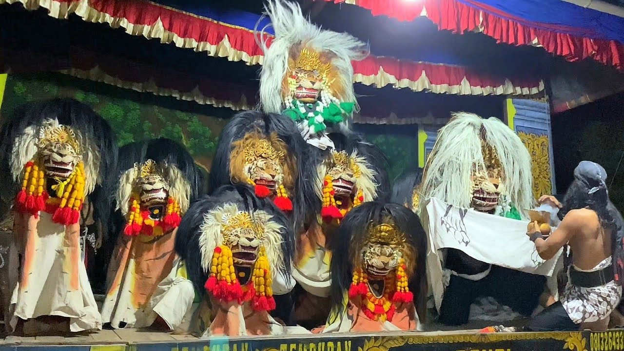 GEBYAR RAMPAK BARONGAN BLORA & TARI BUTO SENI BARONG GEMBONG AJI JOYO ...