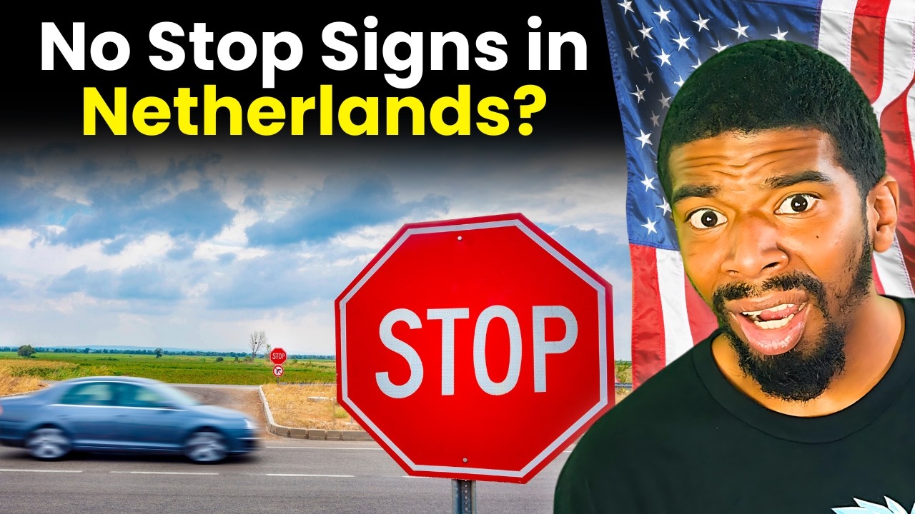 Netherlands Has No Stop Signs? | American Reacts - YouTube