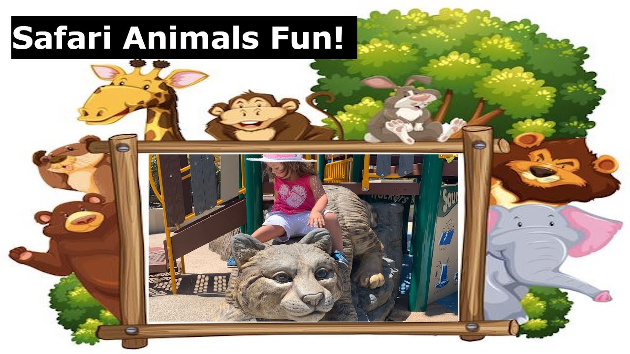 Safari Animals for Kids to Learn | Going on an Adventure |Kids Friendly ...