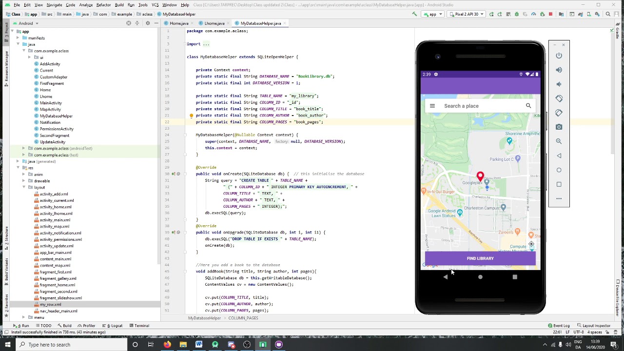 Android APP PROJECT - YouTube