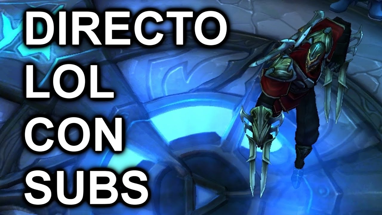 Directo con subs 10/10/13 league of legends - YouTube