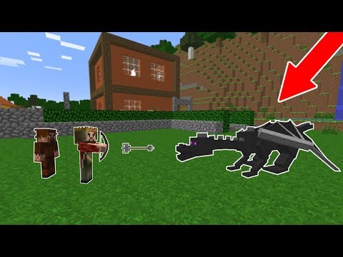 ARDA VE RÜZGAR EJDERHA İLE SAVAŞIYOR! 😱 - Minecraft