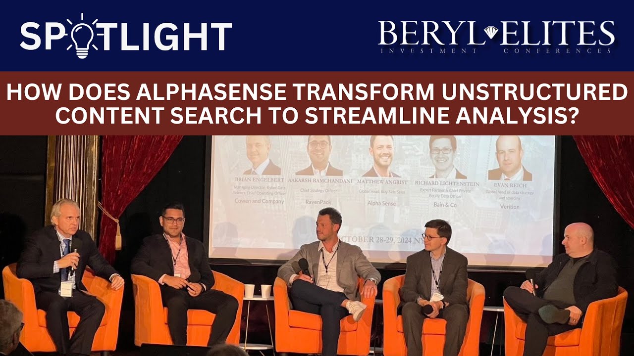 𝐄𝐃𝐔 𝐒𝐞𝐫𝐢𝐞𝐬 💡 How Does AlphaSense Transform Unstructured Content Search ...