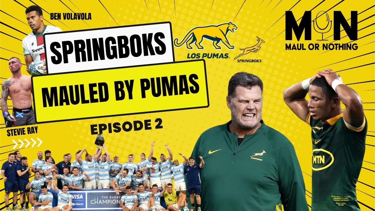 Pumas Slay the Springboks + Ben Volavola & Stevie "Braveheart" Ray ...
