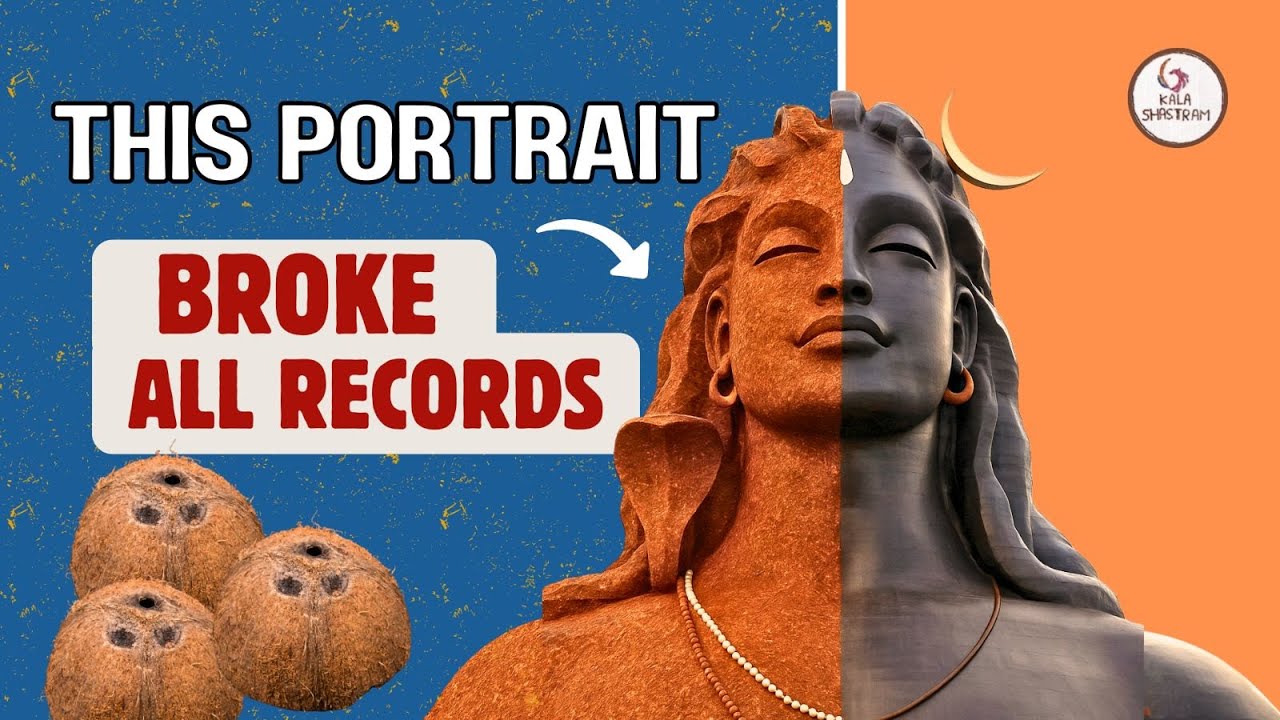 This 16,368-Sq. Ft. Adiyogi Portrait Broke All Records! - YouTube