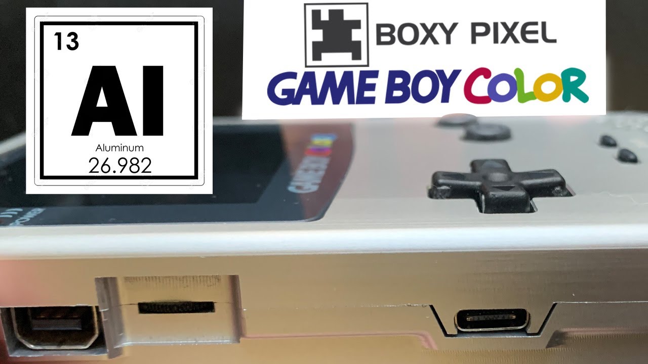 GameBoy color Aluminium shell review ( BoxyPixel ) - YouTube