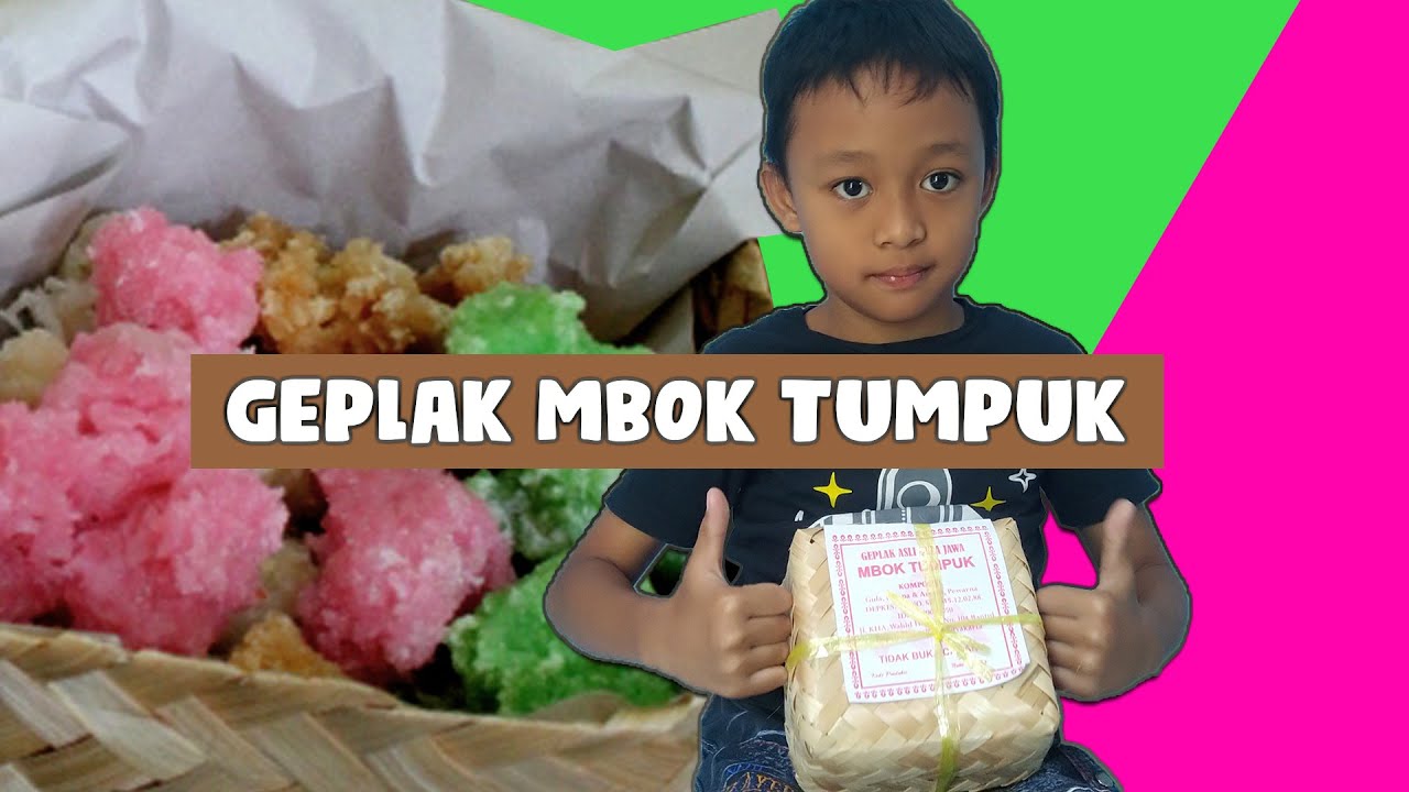 Geplak Mbok Tumpuk Bantul Yogyakarta Bulat Manis Warna Warni - YouTube