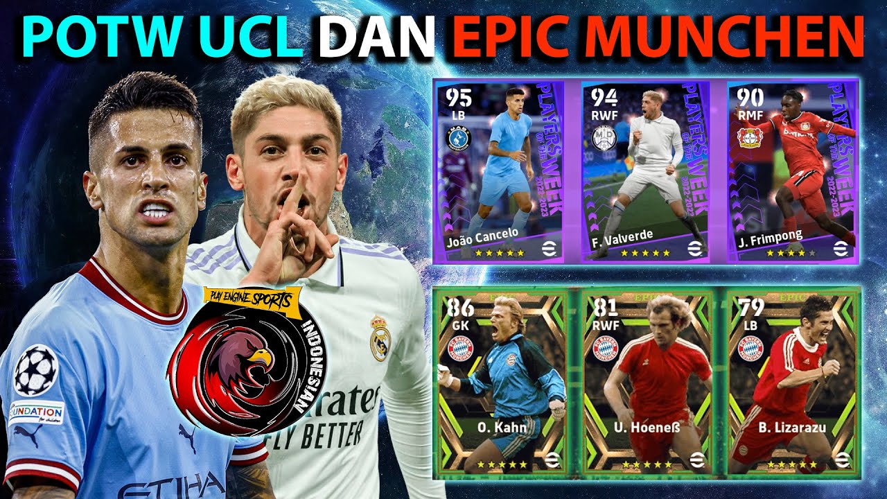 POTW UCL ADA JOAO CANCELO, VALVERDE RATING TINGGI DAN EPIC MUNCHEN ...