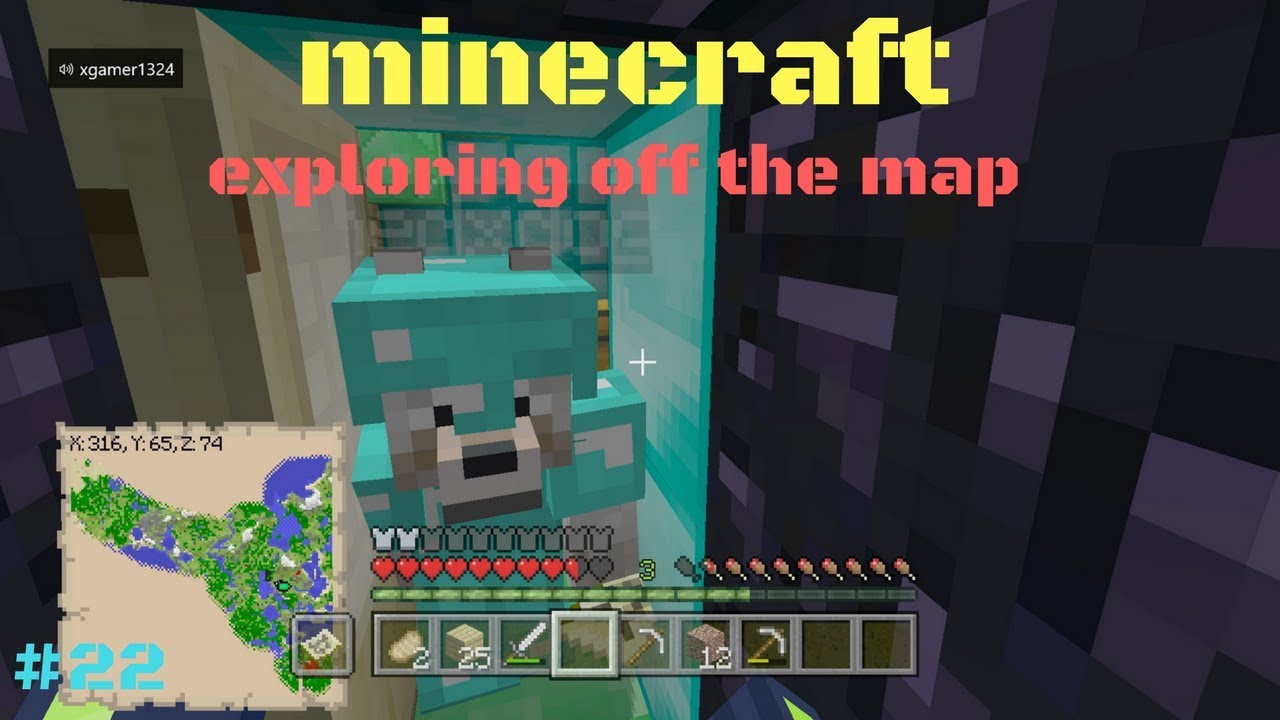 minecraft | exploring off the map [part 22] - YouTube