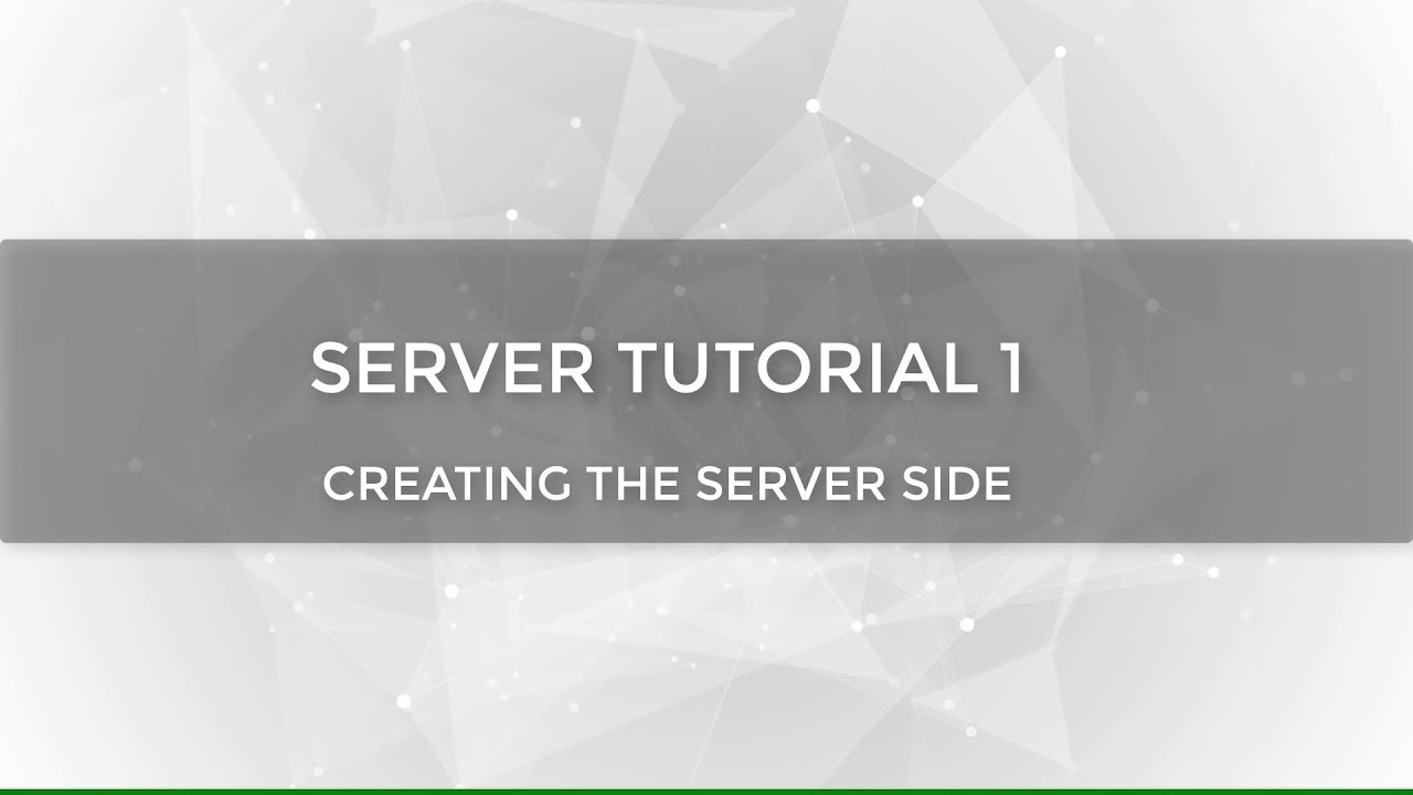 Java Server Tutorial 1 - Server Side - Using Sockets - YouTube