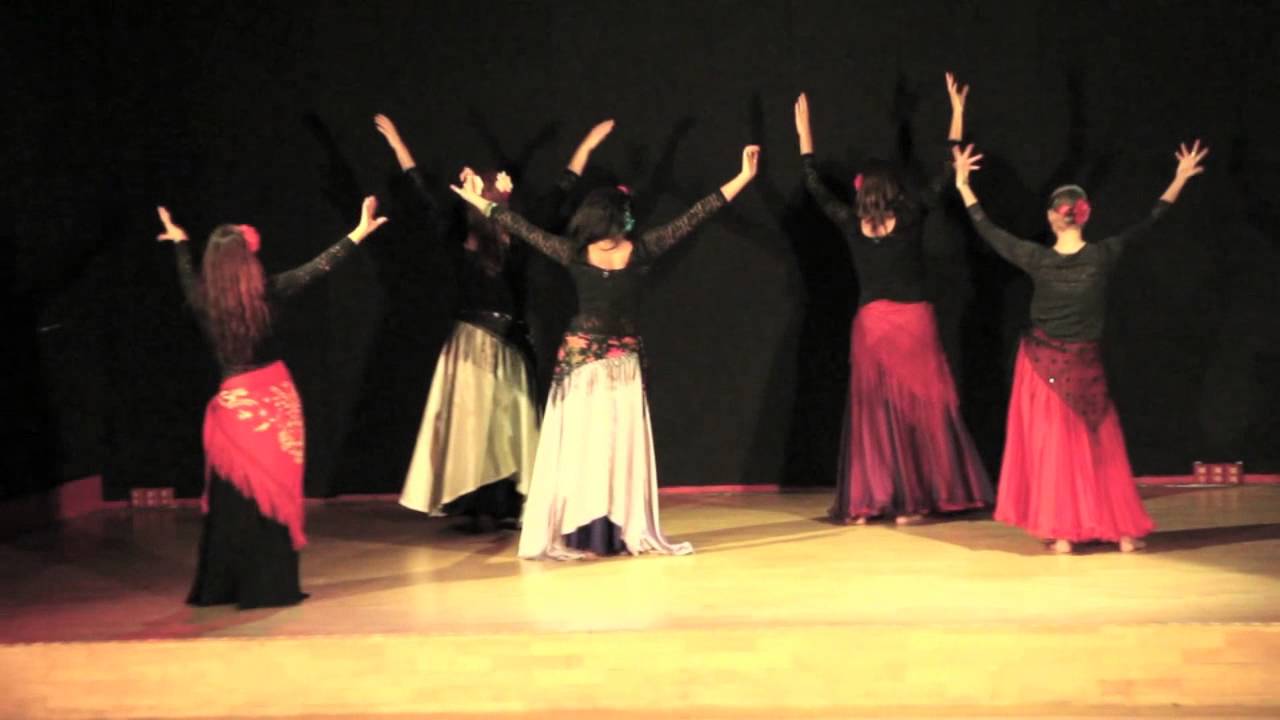 Oriental fusion dance w AnnA Visser & dancers at Zhagareet show 2013 ...
