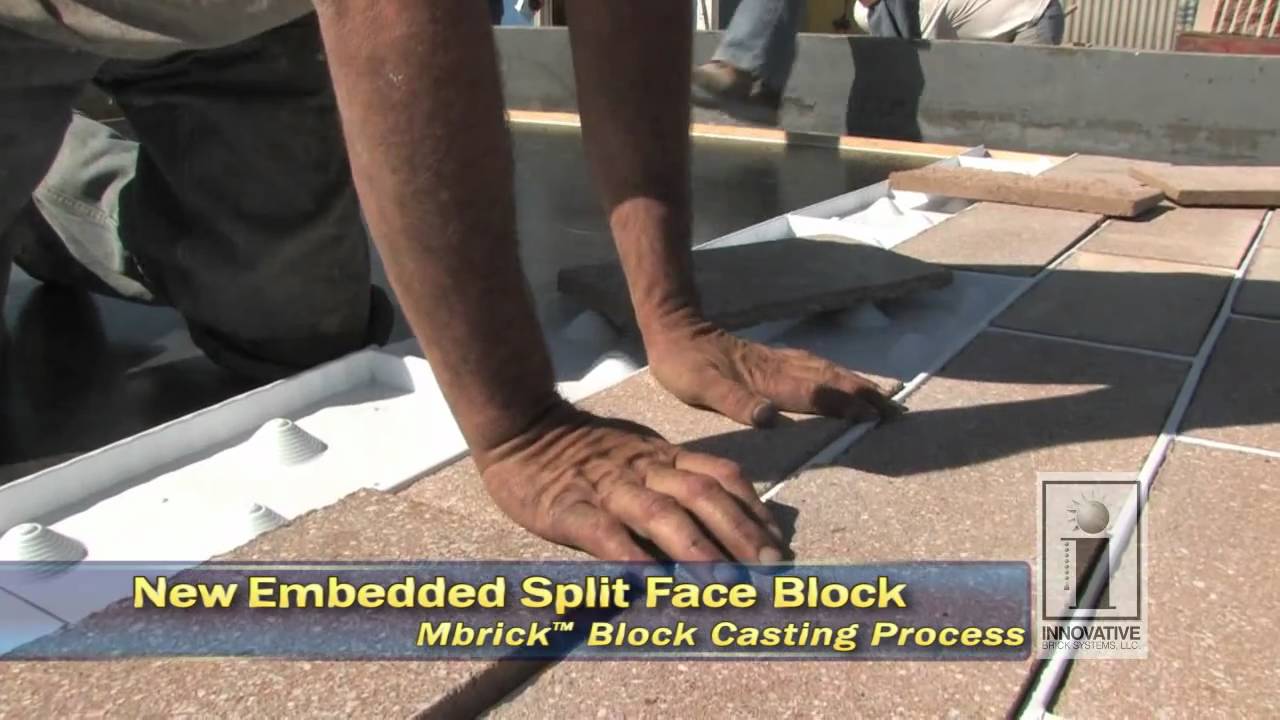 Mbrick Block Casting Process - YouTube