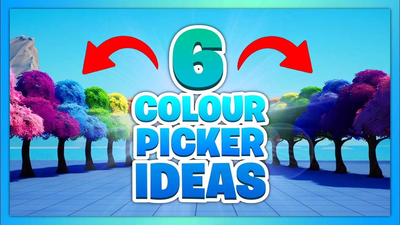6 Ways to Use COLOUR PICKER Nature in Fortnite Creative! - YouTube