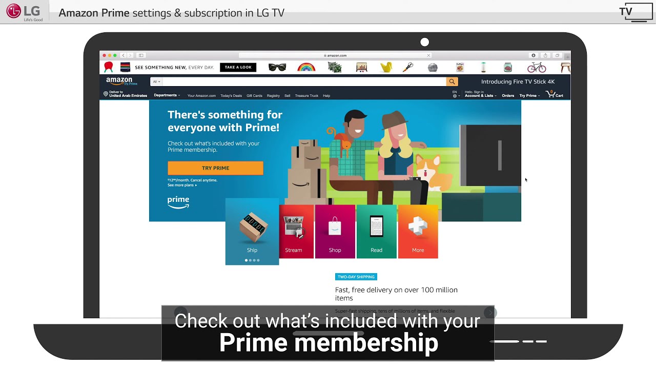 [LG WebOS TV] - How to purchase Amazon Prime subscription and settings ...