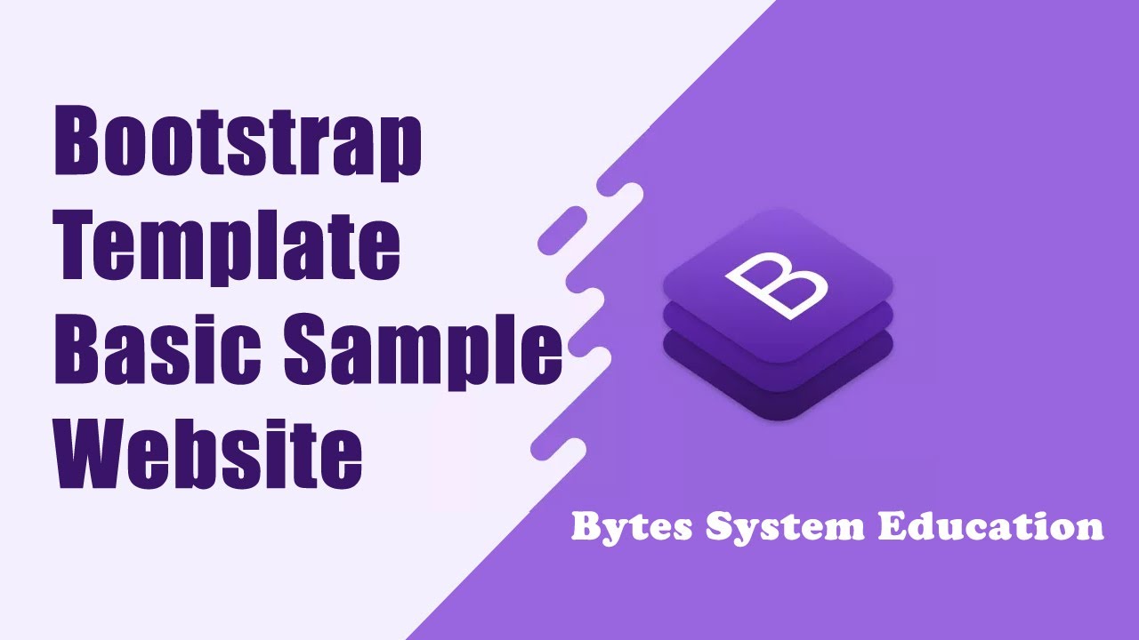 Bootstrap Template | Basic Sample Website - YouTube
