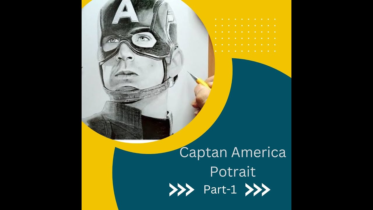captain america portrait part -1 - YouTube