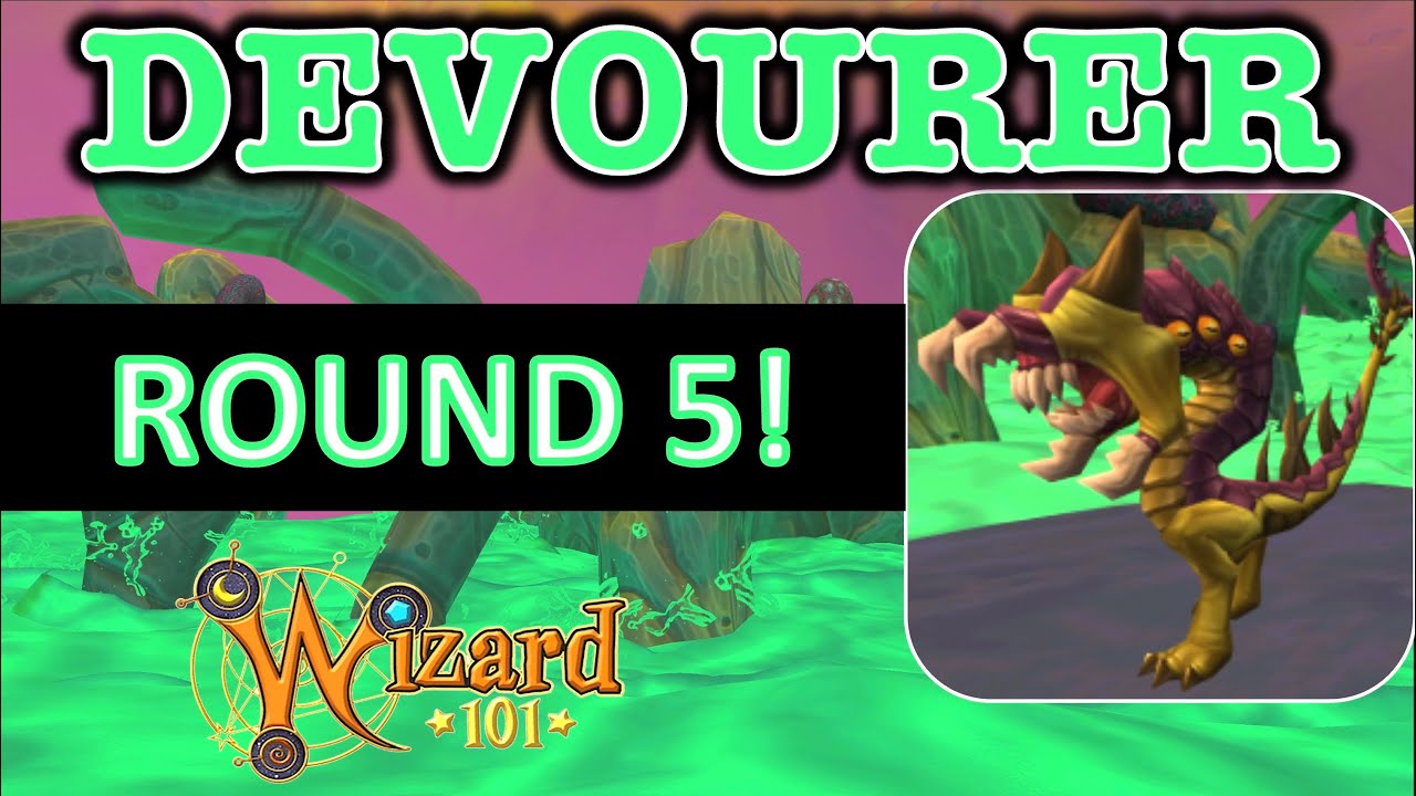 Wizard101 - The Devourer Quick Guide! (Round 5 Win) - YouTube