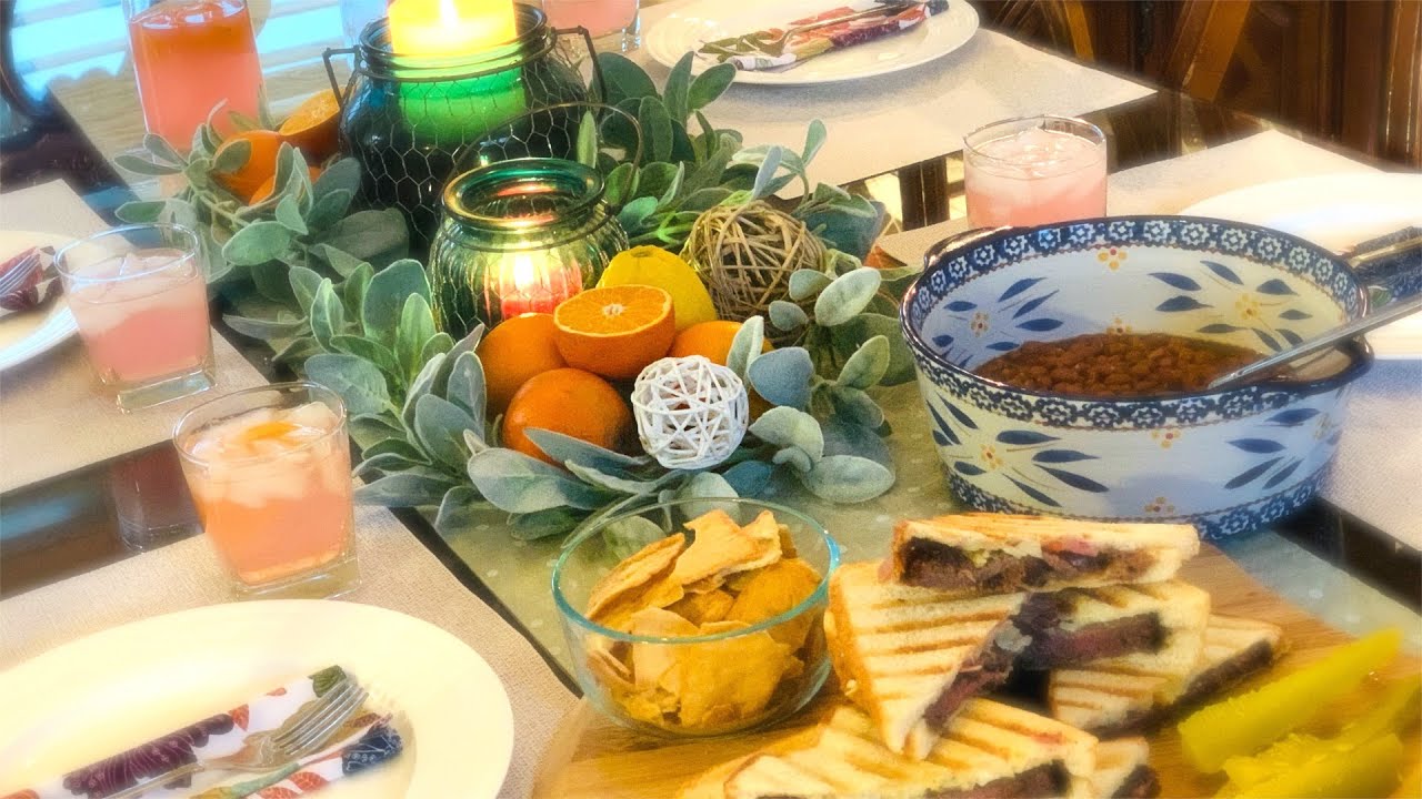 Enjoying our Family Dinner Time / Table Setting - YouTube