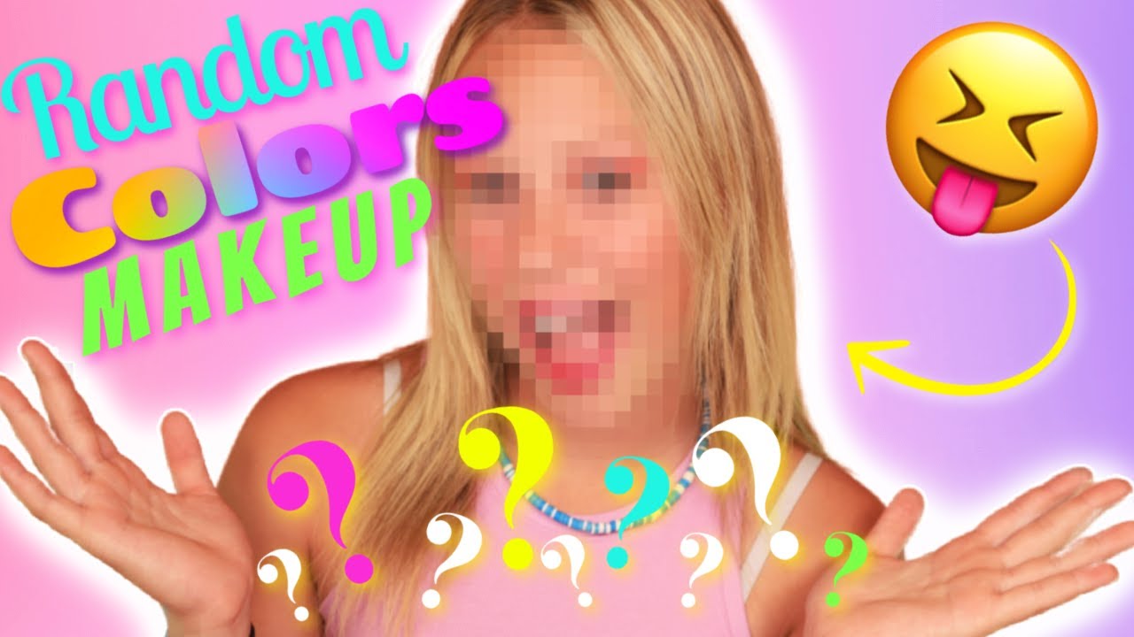 Creating a Random Colorful Makeup Look with Surprise Colors! | The Daya ...